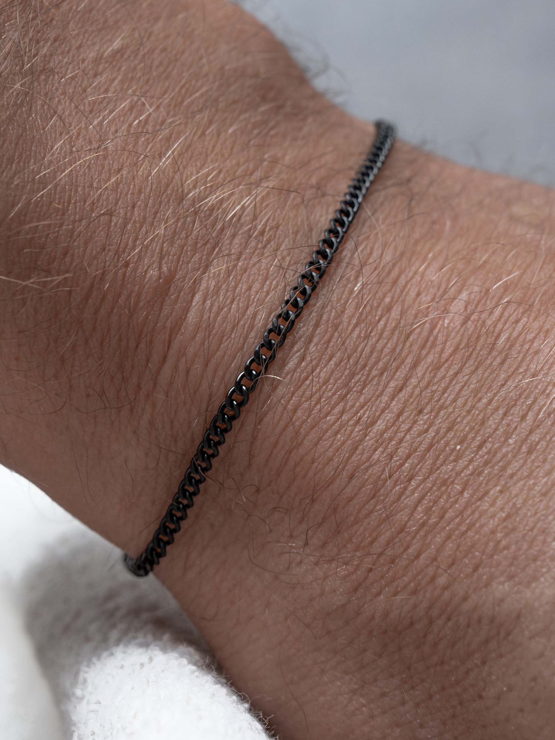 Minimal Chain Bracelet for Him - Silver or Gold Finish – Vacier US