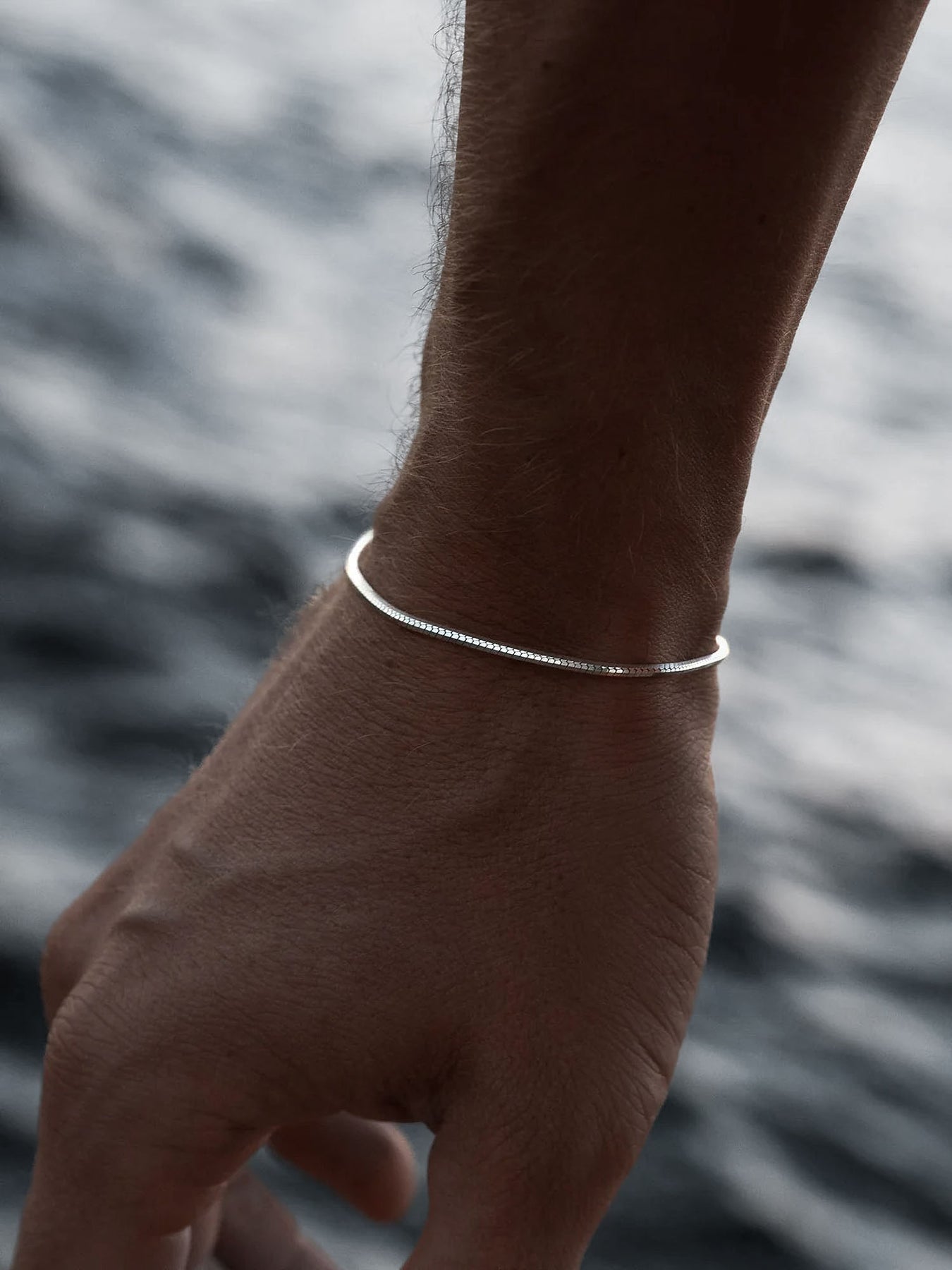 OCTAGON CHAIN BRACELET IN SILVER - Jewelry for Men – Vacier US