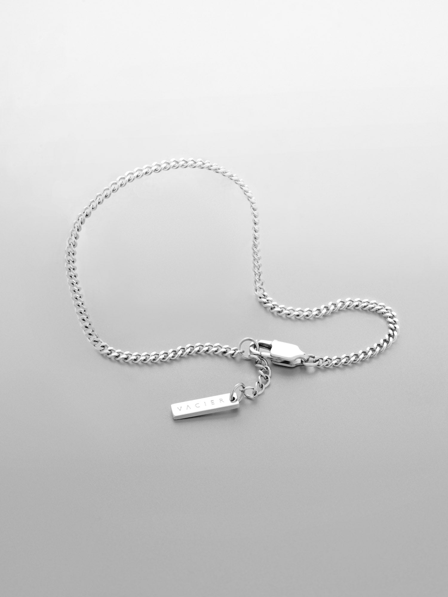 Minimal Chain Bracelet for Him - Silver or Gold Finish – Vacier US